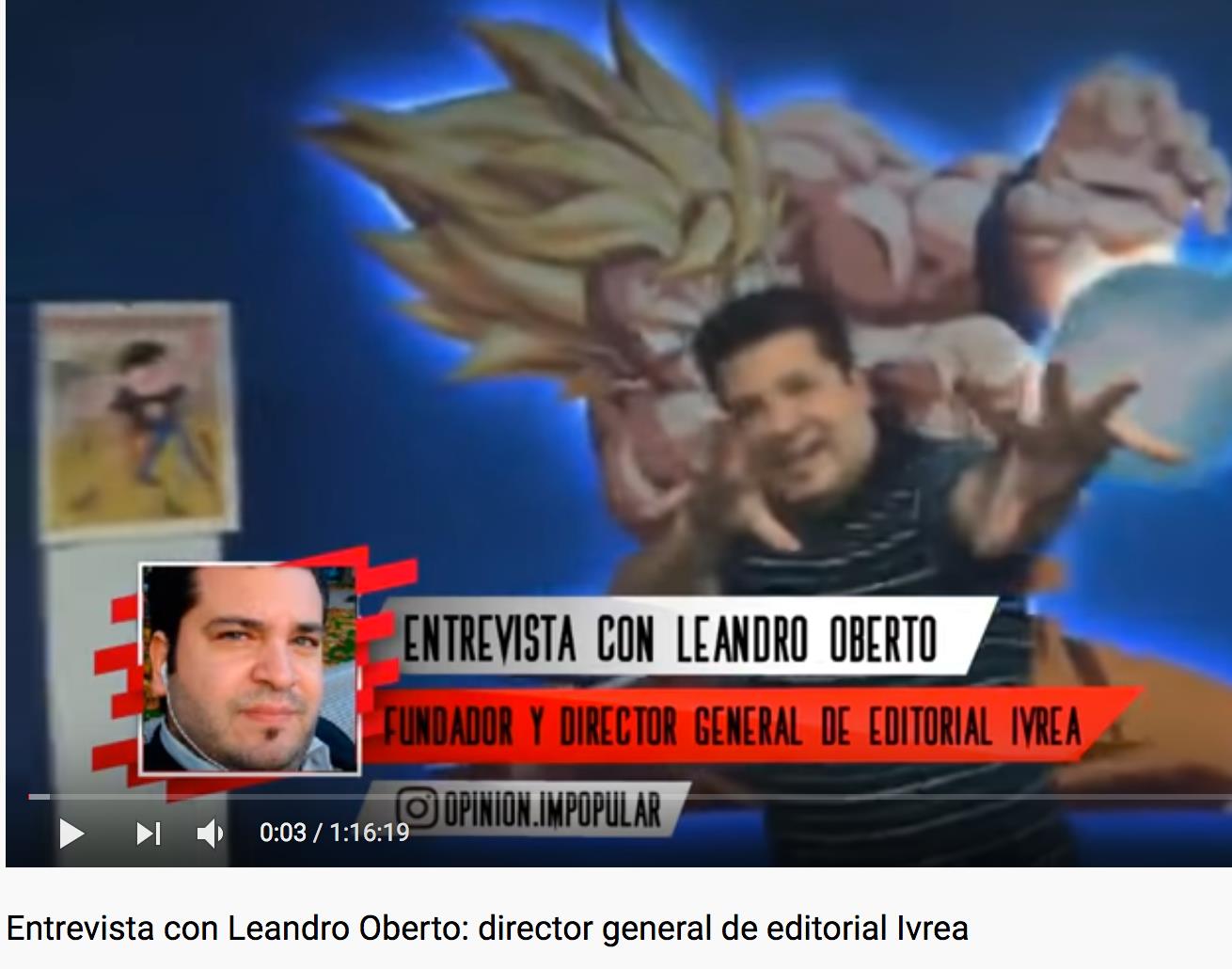 ¡Entrevista con Leandro Oberto! | Ivreality