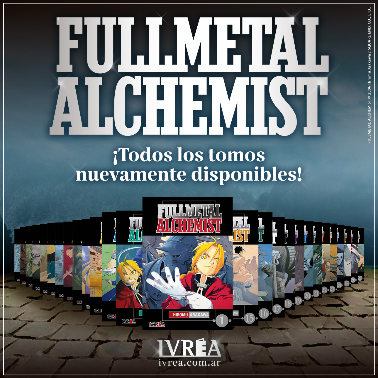 ¡TODOS LOS TOMOS DE FULLMETAL ALCHEMIST SE ENCUENTRAN NUEVAMENTE ...